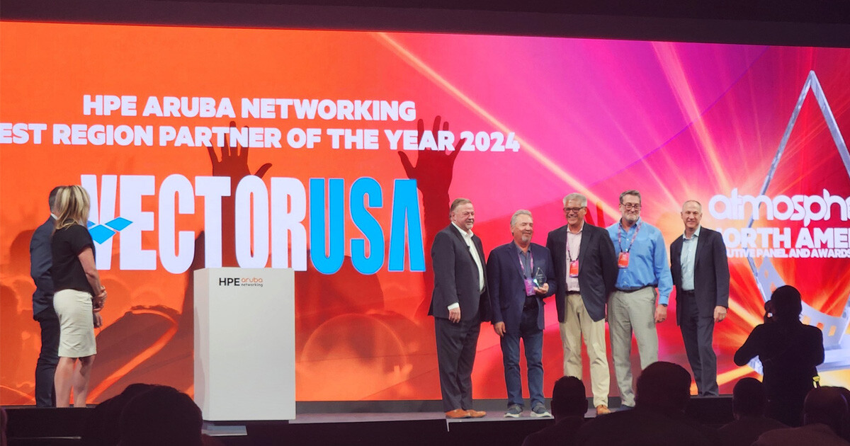 VectorUSA: HPE Aruba's West Region Partner of the Year 2024!